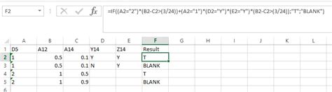 Excel Ifand Functions Are Not Working Correctly In My Formula Can