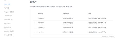Html表格一行的隐藏和显示使用element Ui中table Expand展开行控制显示隐藏，隐藏小箭头列的方法elementui
