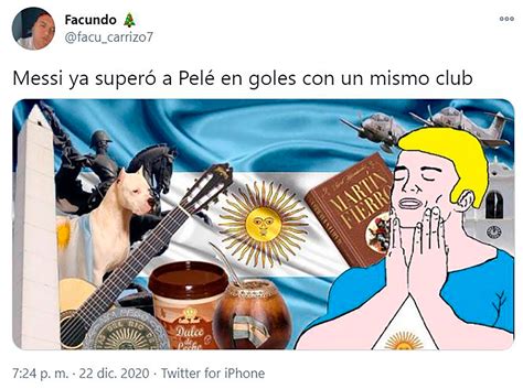 Messi Quebró El Mítico Récord De Pelé Y Explotaron Los Memes Con El Brasileño Y Cristiano