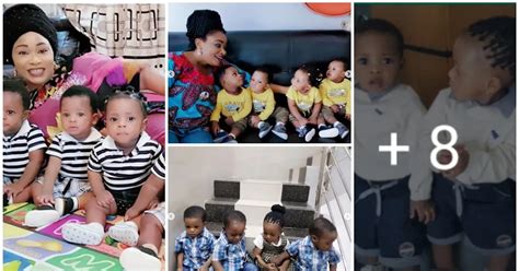 Wow Nigerian Mother Of Twins Welcomes Quadruplets Shares Beautiful