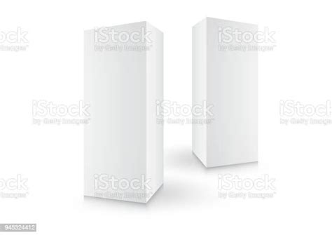 백색 상자 패키지 3d 상자 제품 디자인 벡터 일러스트 레이 션 0명에 대한 스톡 벡터 아트 및 기타 이미지 0명 3차원 형태 개념 Istock