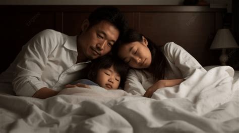 일본의 침대에서 자고 있는 두 남자와 어린 아이 부모와 자식으로 동침 고화질 사진 사진 여행 파워포인트 배경 일러스트 및 사진 무료 다운로드 Pngtree