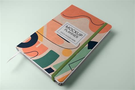 Premium Psd Planner Notebook Mockup Design