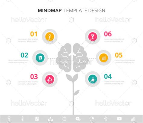 Mind Map Infographic Template Download Graphics Vectors