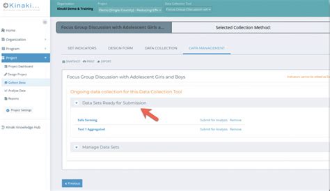 Data Management For Manual Results Input Kinaki
