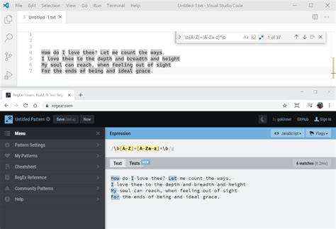 Regex Bug For Simple Text Search · Issue 98960 · Microsoftvscode · Github