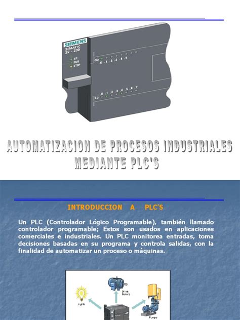 Curso Plc Pdf Controlador Lógico Programable Programa De Computadora