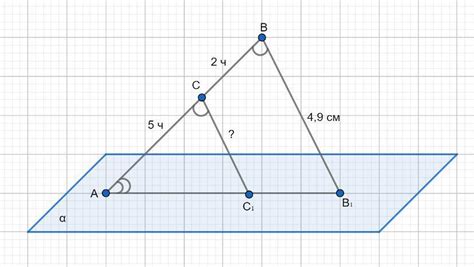 через конец а отрезка ав проведена плоскость через конец в и точку с этого отрезка проведены