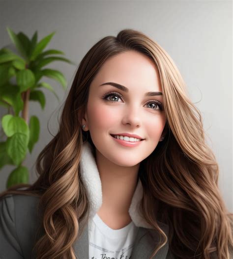 Premium Photo Beautiful Girl Cute Front Facing Position