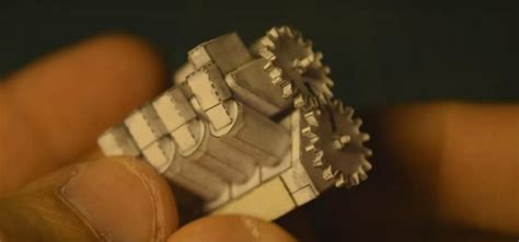 Paper Craft V8 Engine Actually Works Slashgear