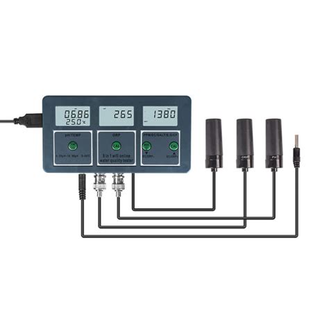 Kkmoon New Professional 8 In 1 Multi Parameter Water Testing Meter