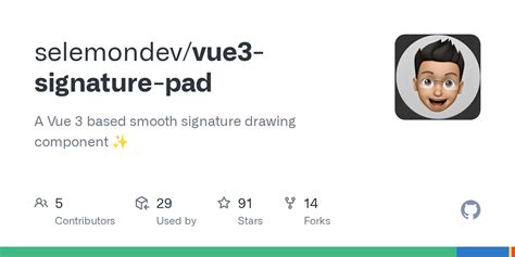 Github Selemondevvue3 Signature Pad A Vue 3 Based Smooth Signature Drawing Component