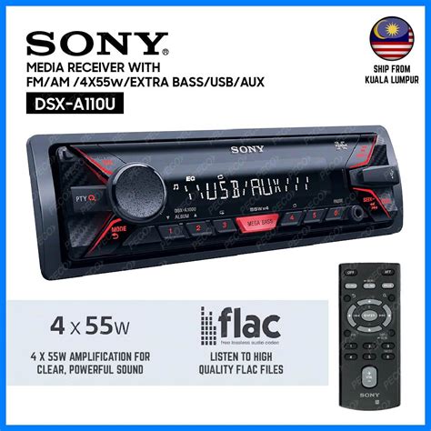 Sony Player DSX-A110U FM USB Car Digital Media Player | Shopee Malaysia