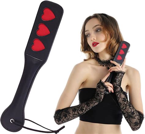 Putishu Faux Leather Spanking Paddle Adult Paddle Flogger For Sex Whip