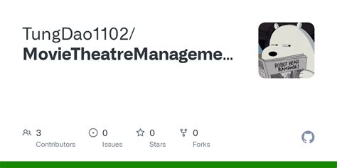GitHub TungDao MovieTheatreManagementWinform