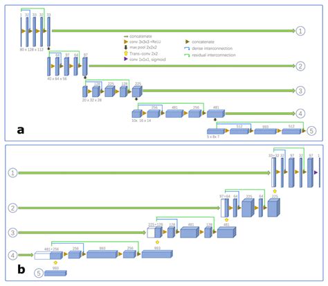 3d Dense U Net Architecture For Vertebrae Segmentation Blue Boxes