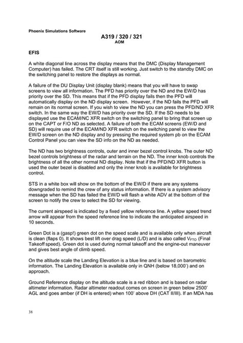 Airbus A Aircraft Operation Manual Pdf