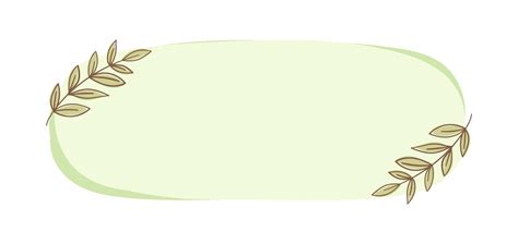 Aesthetic Boho Floral Frame Cute Pastel Border For Card Design