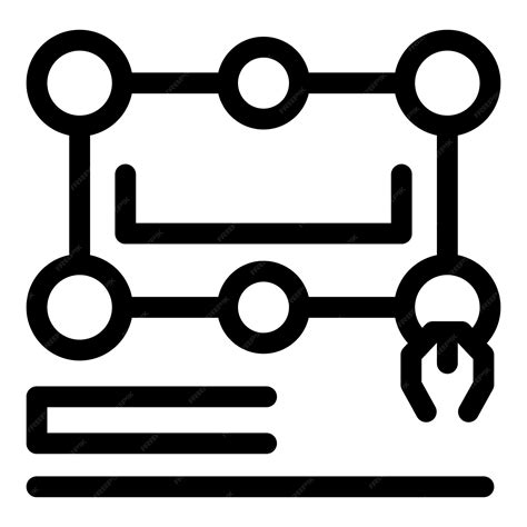 Premium Vector Robotic Arm Moving Product On Assembly Line Icon