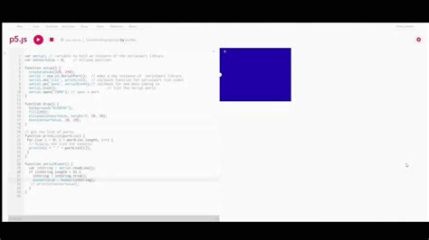 serial input output w arduino and p5 js youtube