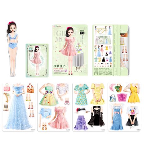 Magnetic Paper Dolls Magnetic Princess Paper Dolls Cutouts Pretend