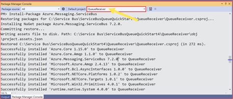 Quickstart Use Azure Service Bus Queues From Net App Azure Service