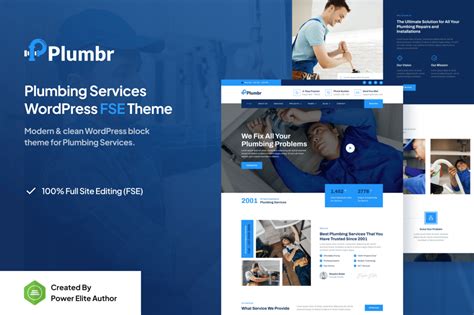 Plumbr Plumbing Services FSE WordPress Theme