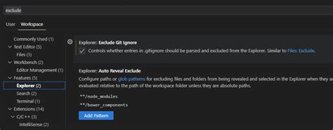 Visual Studio Code How To Exclude Folder From Explore Tab Stack Overflow