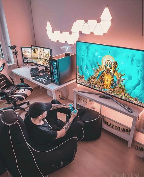 Setup Inspiration On Instagram Would You Game Here 👀 Awesome Console