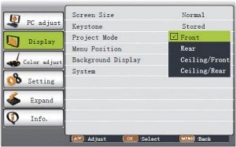 How To Turn The Benq Projector Screen Upside Down Tvsbook