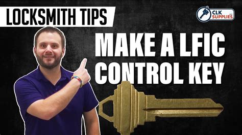 Locksmith Tip How To Make A Lfic Control Key From A Standard Key