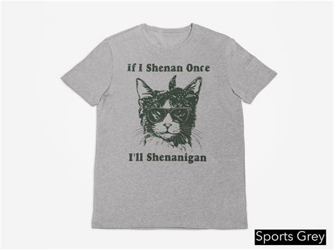 If I Shenan Once Ill Shenanigan Shirt Cat Shenanigans Shirt Funny