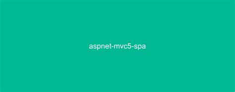 Aspnet Mvc5 Spa