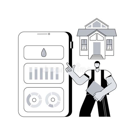 Water Contamination Detection System Abstract Concept Vector