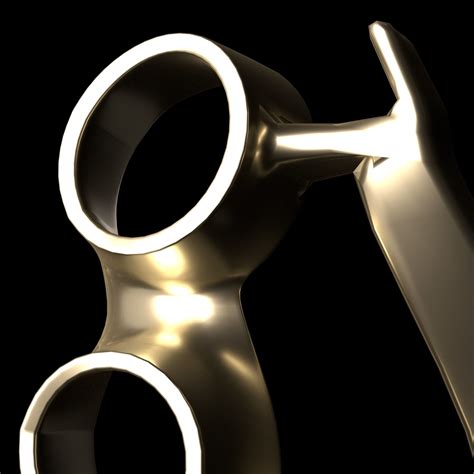 Golden Brass Knuckles Hand Weapon 3d Model Cgtrader Golden Brass Knuckles Hand Weapon 3d Model Cgtrader