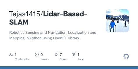 GitHub Tejas1415 Lidar Based SLAM Robotics Sensing And Navigation Localization And Mapping