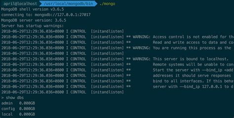 Error Create Shell Connection Failed Mongo Binary Might Be Corrupted
