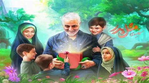 نقاشی سردار سلیمانی کودکانه و بزرگسال ساده و سخت برای رنگ آمیزی