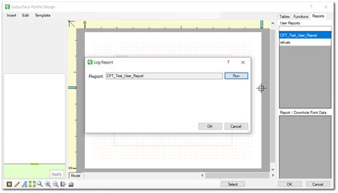 Enviroinsite Subsurface Profile Design Window
