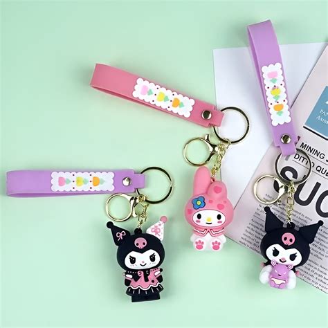 Kuromi Kawaii 3d Keychain T Collectives Online Tinyminymo