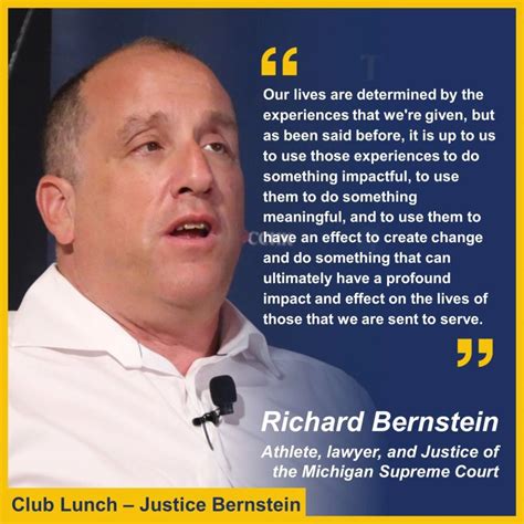 Justice Richard Bernstein Was Born Visually Impaired Yet That Didnt