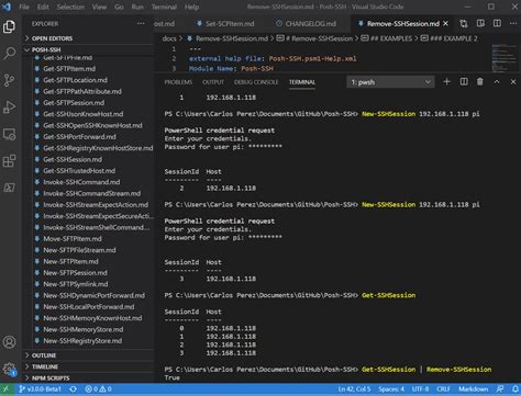 new sshsession works in pwsh but not in script ise · issue 379