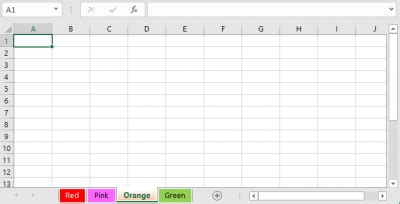 How To Rename Sheets And Format Sheet Tabs In Excel