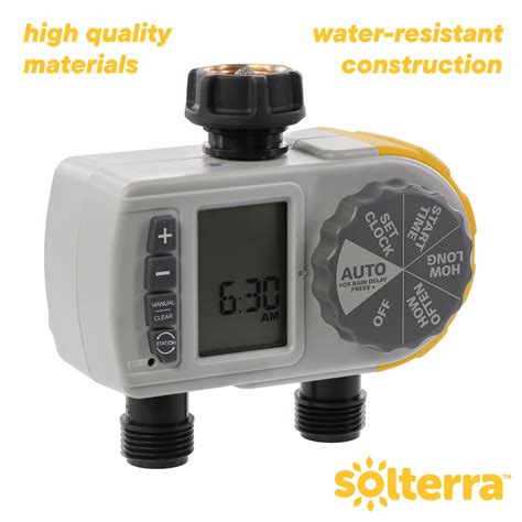 Single Dial Two Outlet Hose Timer Orbitonline