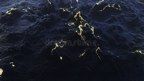Abstract Black Background Motion Graphic Of Flying Around In Seamless Loop Stock Video Video