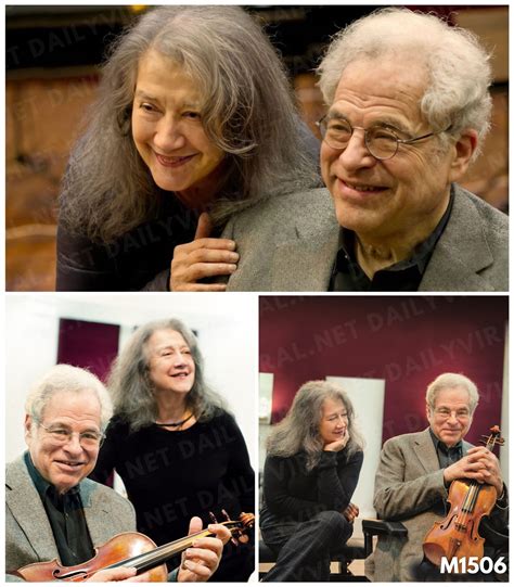 King South After 18 Years Renowned Violinist Itzhak Perlman And Legendary Pianist Martha