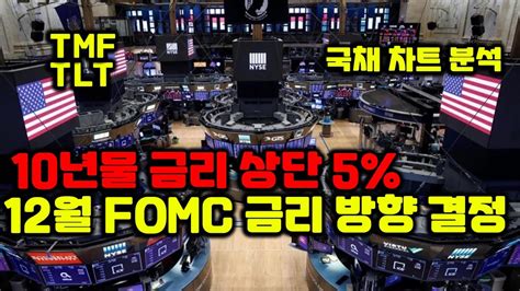 10년물 금리 상단 5 12월 Fomc가 금리 방향 결정할 것 국채 차트 분석 Youtube