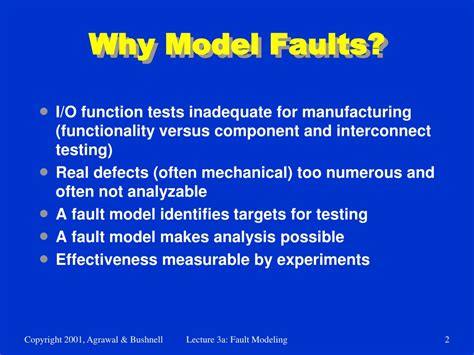 Ppt Vlsi Testing Lecture 3a Fault Modeling Powerpoint Presentation