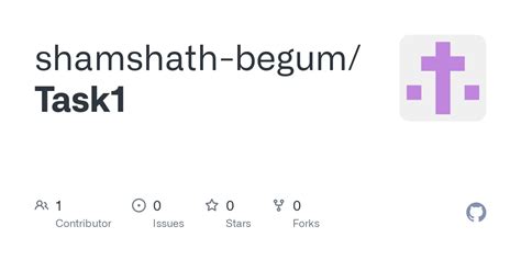GitHub Shamshath Begum Task