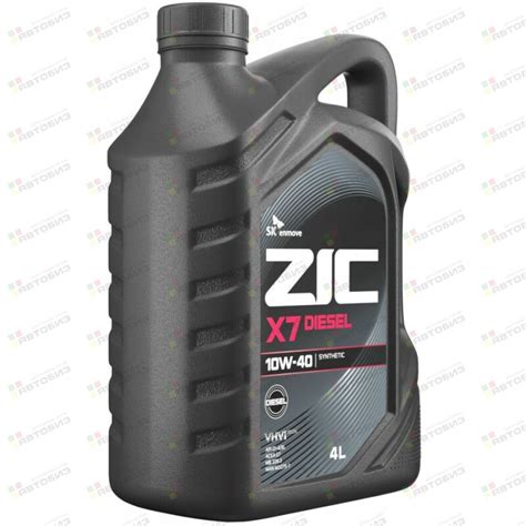 Масло моторное Zic X7 Diesel 10w40 Ci 4 Sl Acea E7 A3 B3 A3 B4 4л 1 4 синтетика для